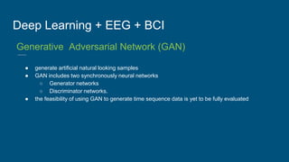 EEG Based BCI Applications with Deep Learning | PPTX