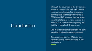 EEG Based BCI Applications with Deep Learning | PPTX