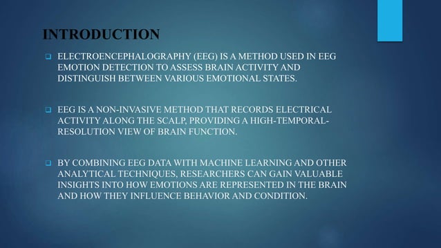EEG(Electroencephalography) EMOTION ANALYSIS.pptx | Brain and Nervous System Disorders ...