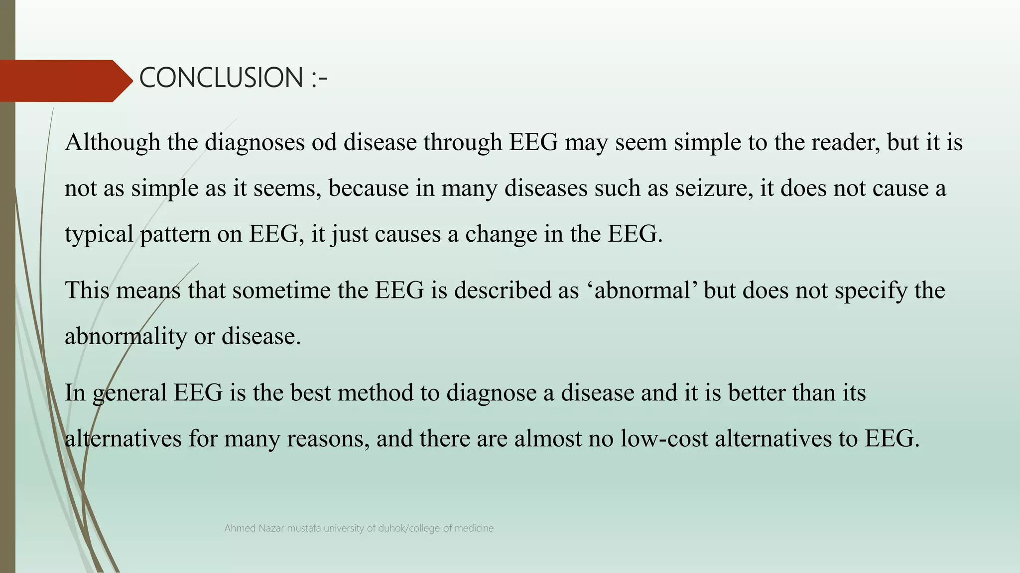 EEG (electroencephalogram) | PPTX
