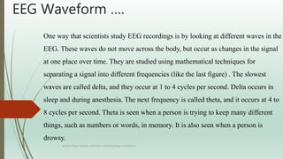 EEG (electroencephalogram) | PPTX