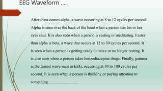 EEG (electroencephalogram) | PPTX