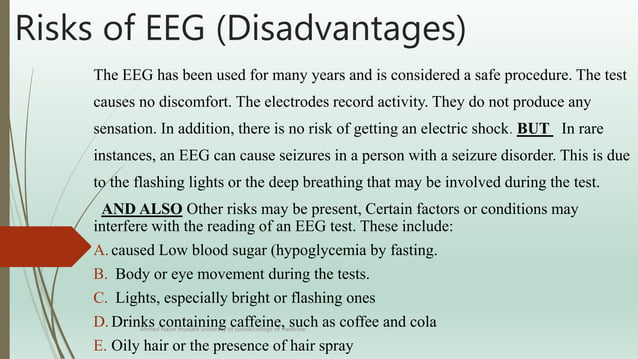 EEG (electroencephalogram) | PPTX | Brain and Nervous System Disorders | Diseases and Conditions