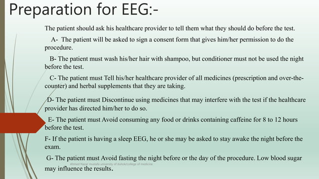 EEG (electroencephalogram) | PPTX | Brain and Nervous System Disorders ...