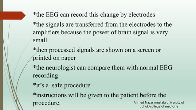 EEG (electroencephalogram) | PPTX | Brain and Nervous System Disorders | Diseases and Conditions