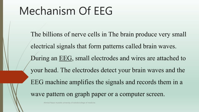 EEG (electroencephalogram) | PPTX | Brain and Nervous System Disorders | Diseases and Conditions
