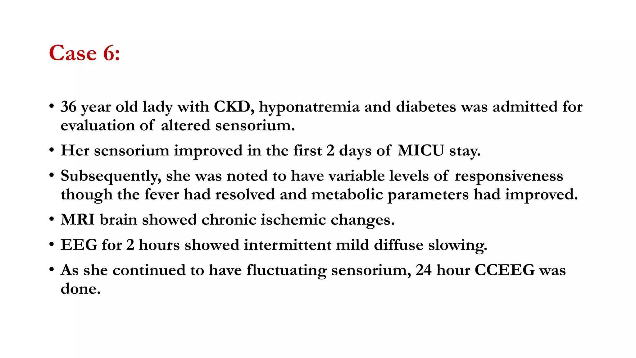 EEG in convulsive and non convulsive seizures in the intensive care ...
