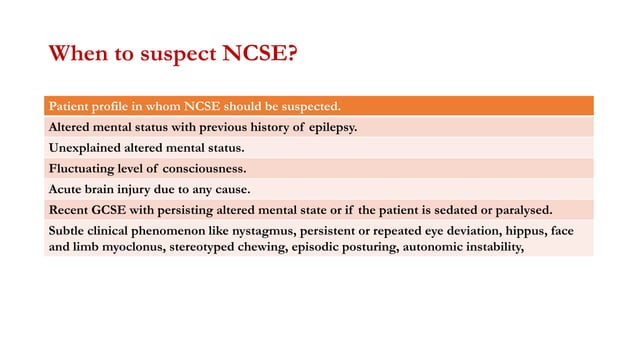 EEG in convulsive and non convulsive seizures in the intensive care ...