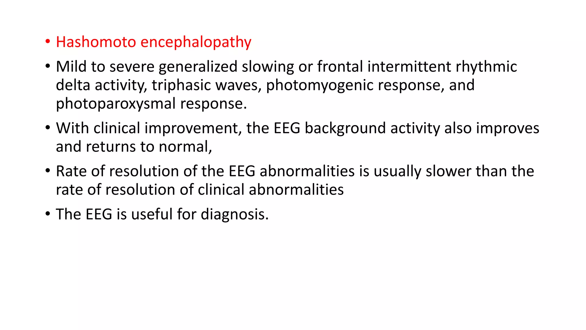 Eeg in encephalopathy | PPTX