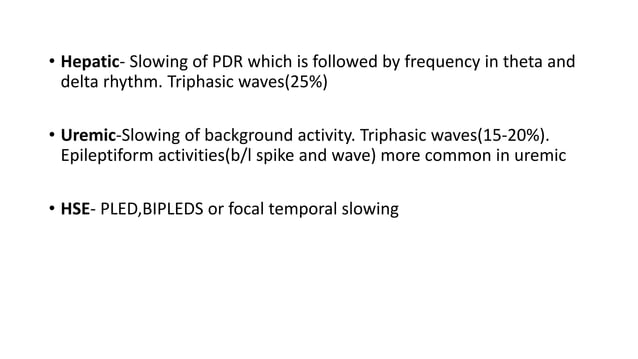 Eeg in encephalopathy | PPTX