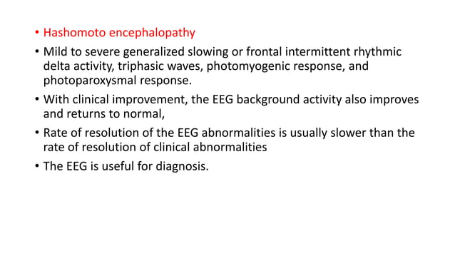 Eeg in encephalopathy | PPTX