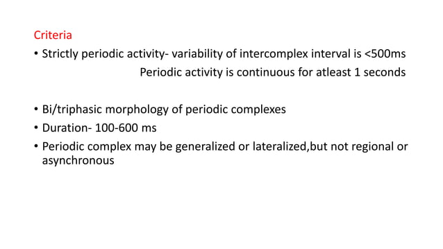 Eeg in encephalopathy | PPTX