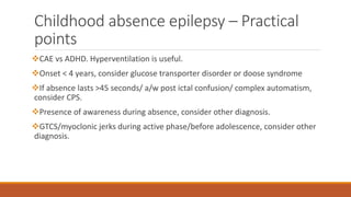 EEG in idiopathic generalised epilepsies | PPTX