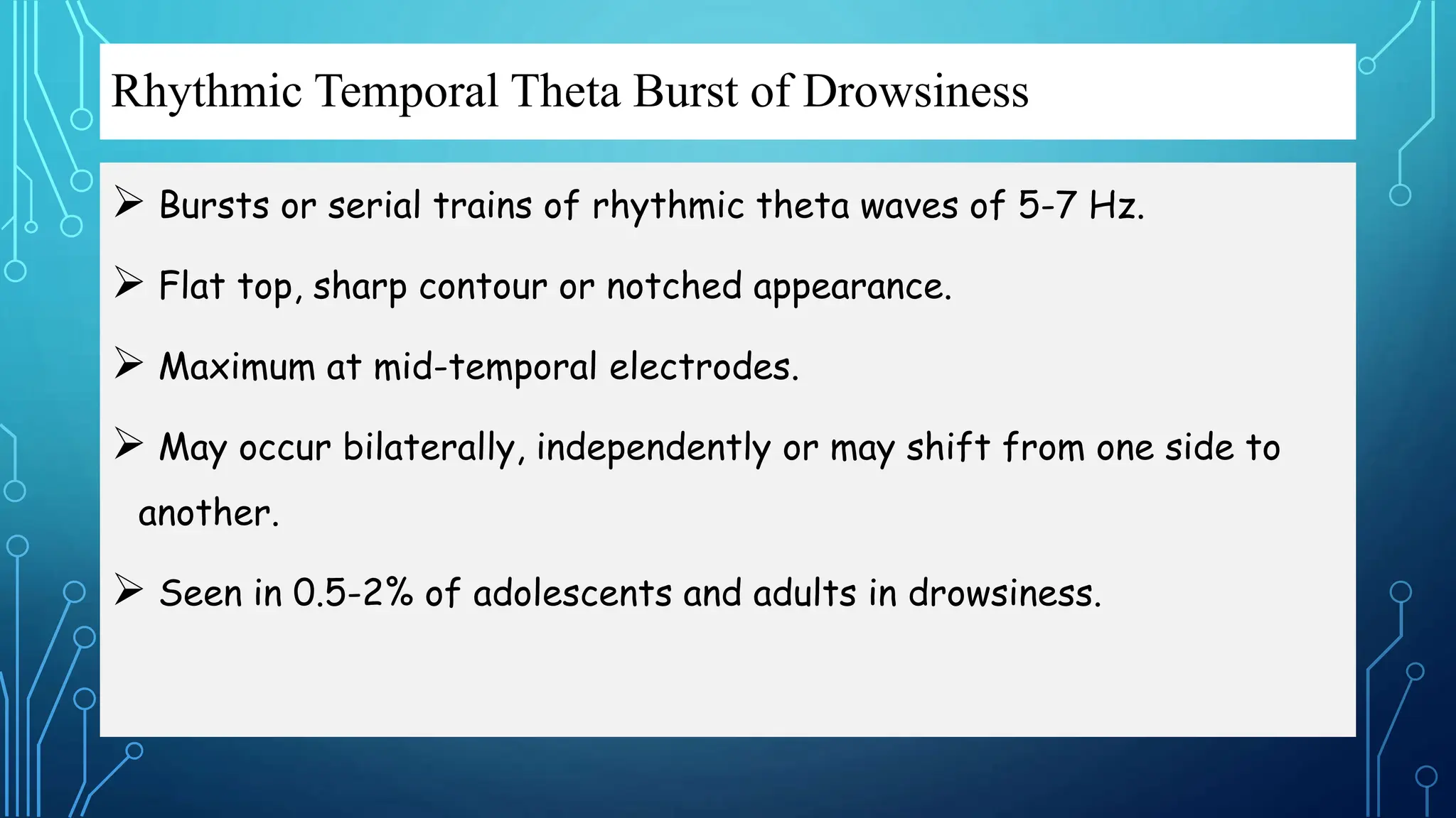 EEG Lecture 3: Artifacts and Benign EEG variants | PPTX