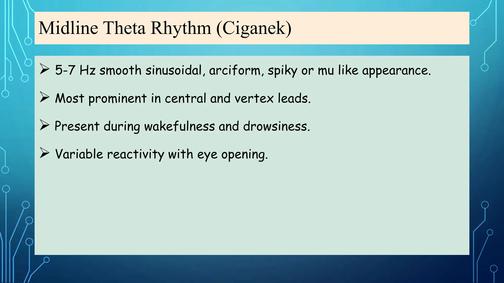 EEG Lecture 3: Artifacts and Benign EEG variants | PPTX