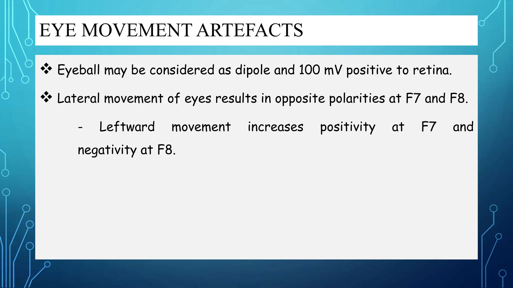EEG Lecture 3: Artifacts and Benign EEG variants | PPTX