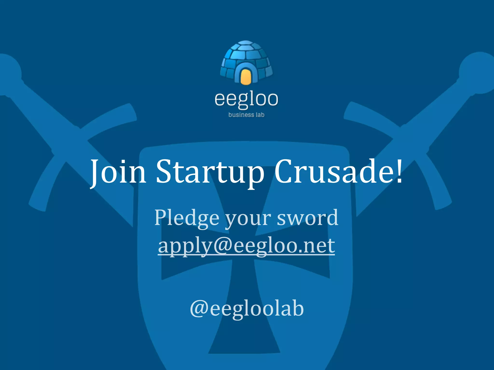 eegloo business lab pitch @ TechHub Riga monthly meetup | PPT