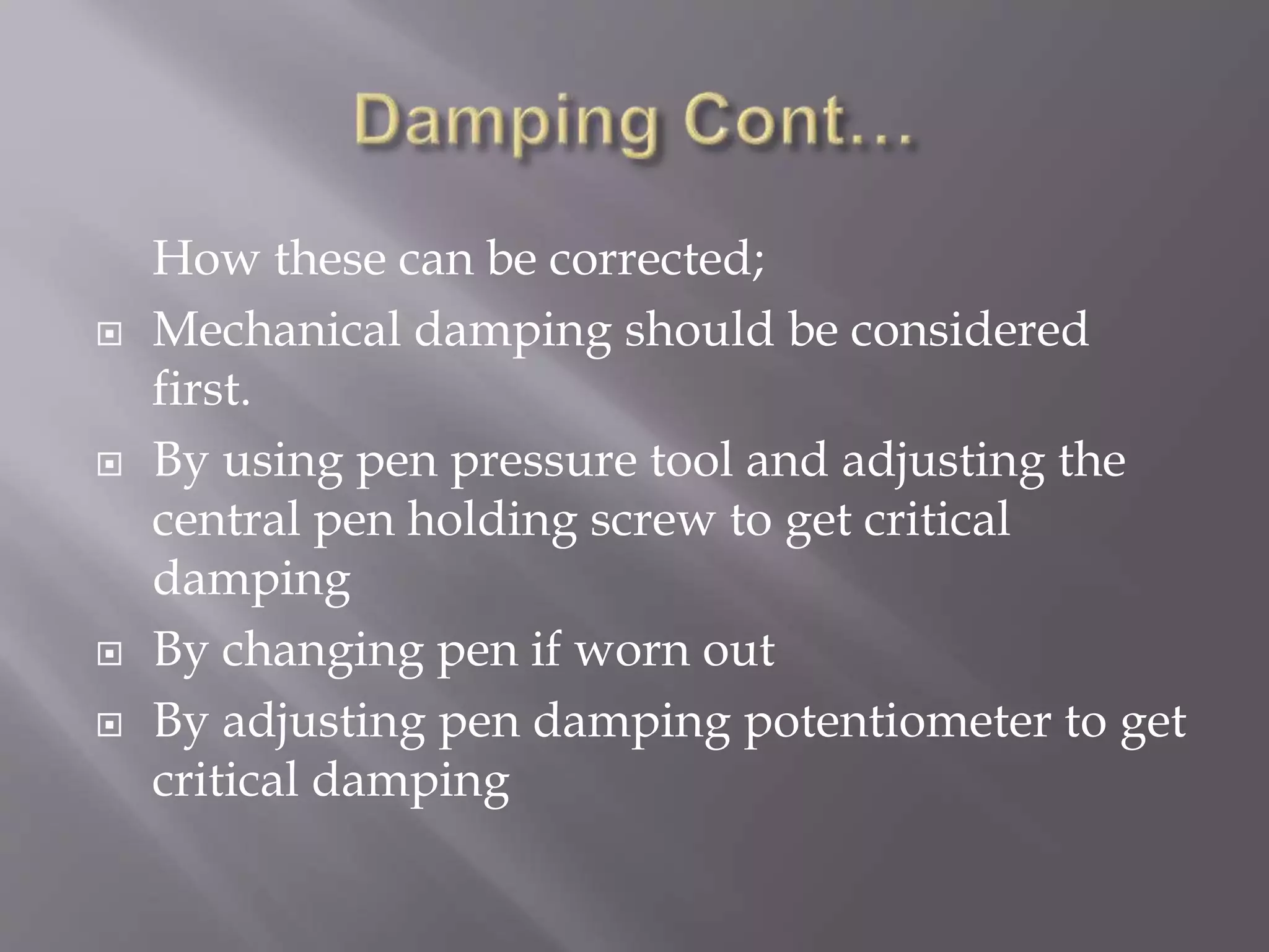 Eeg machine calibration | PPTX