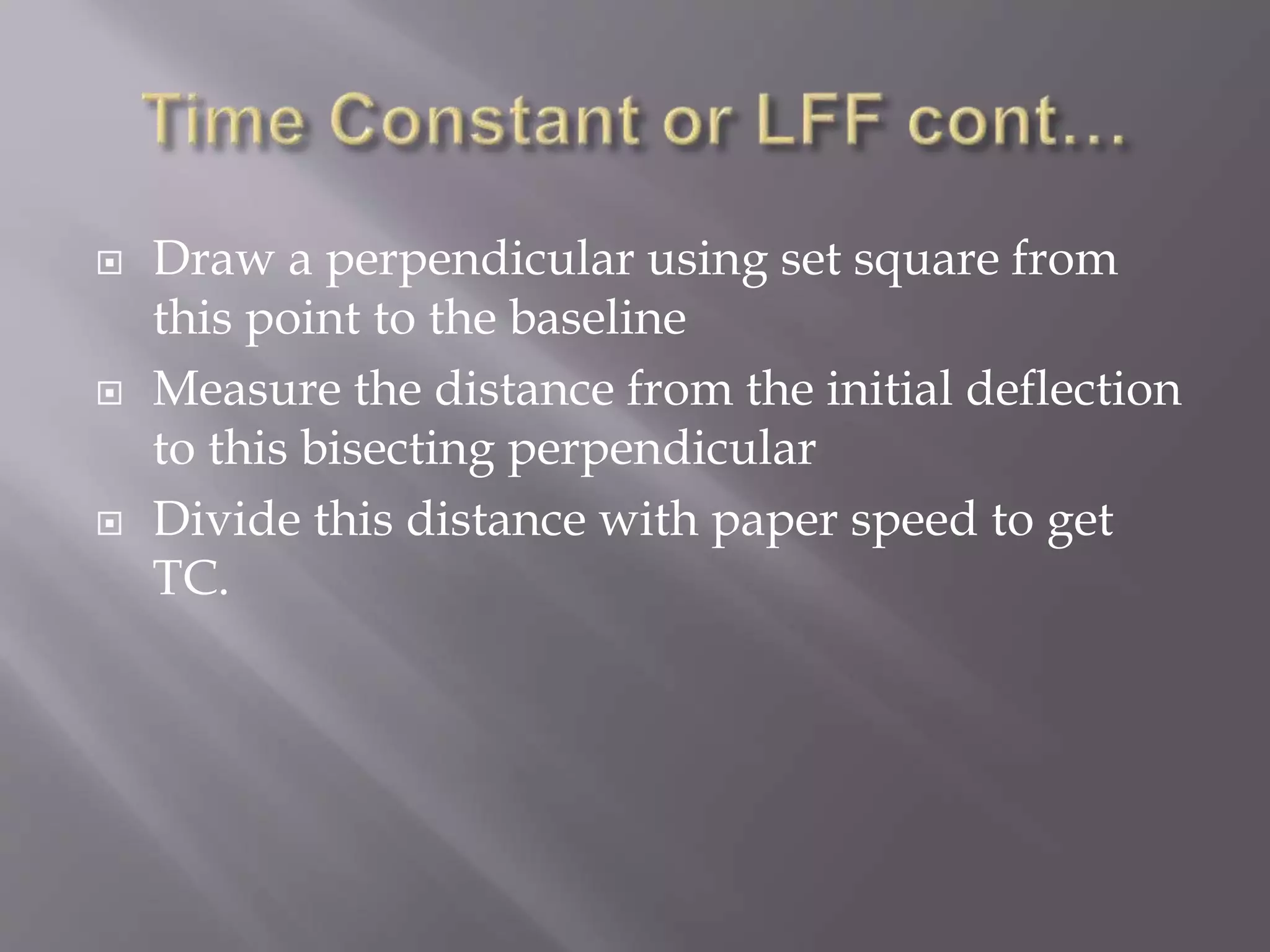 Eeg machine calibration | PPTX