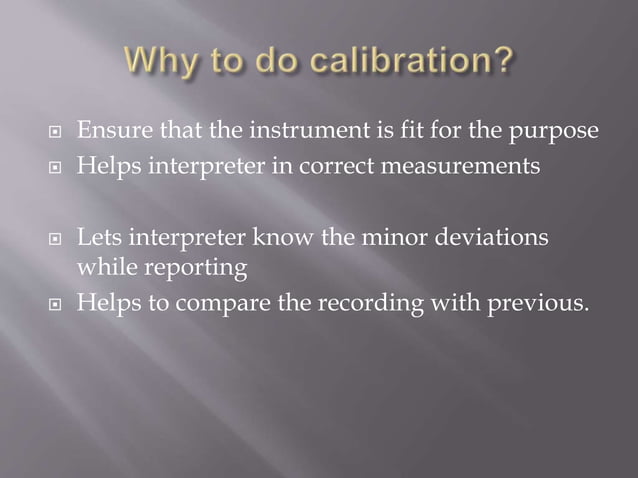 Eeg machine calibration | PPTX