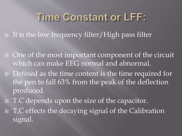 Eeg machine calibration | PPTX