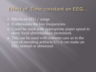 Eeg machine calibration | PPTX