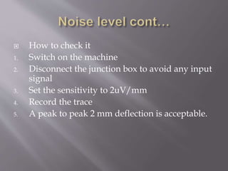 Eeg machine calibration | PPTX