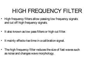 Eeg machine filters | PPT