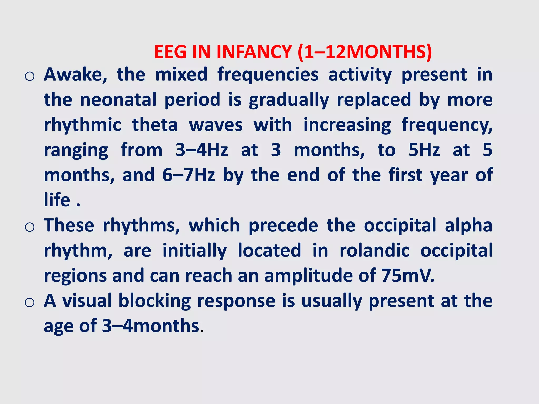Eeg maturation | PPTX
