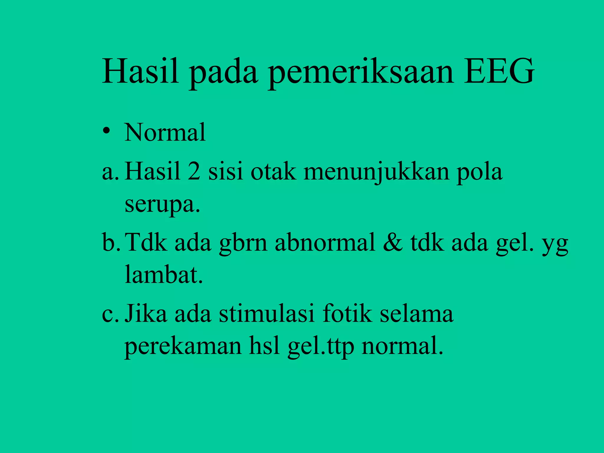 Eeg normal power point | PPT