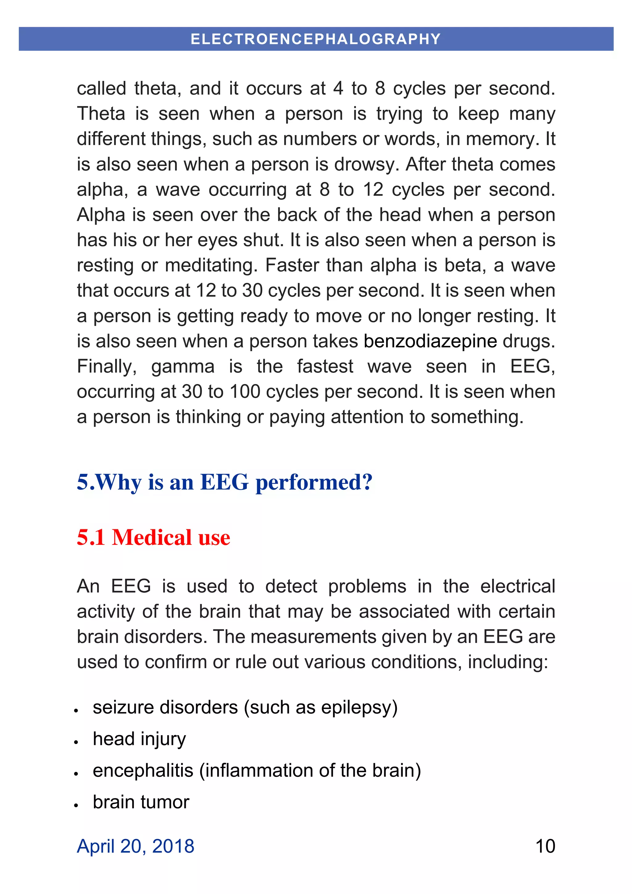 Electroencephalogram (EEG) | PDF