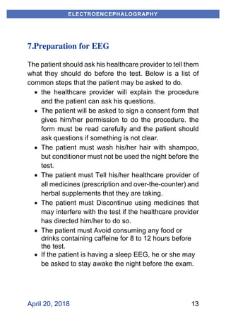 Electroencephalogram (EEG) | PDF