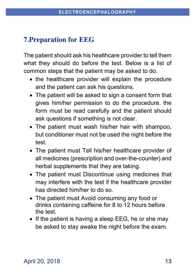 Electroencephalogram (EEG) | PDF