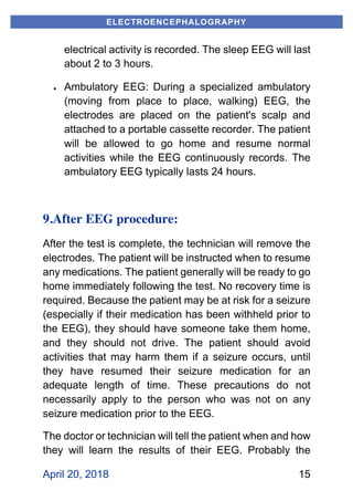 Electroencephalogram (EEG) | PDF