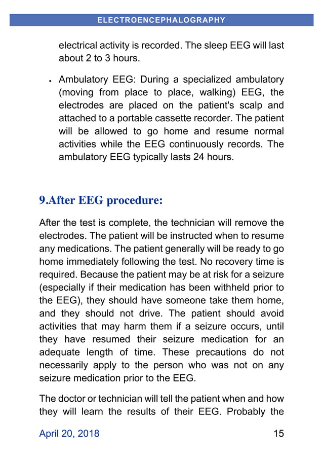 Electroencephalogram (EEG) | PDF