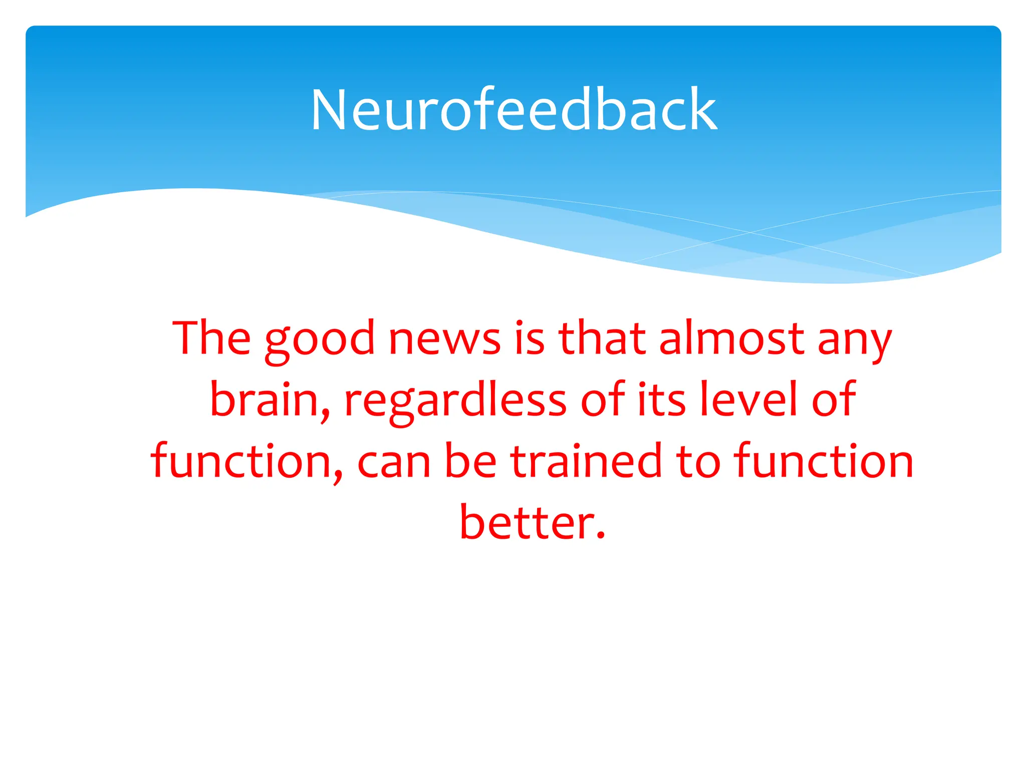 EEG signal processing and application to Neurofeedback : Operant ...
