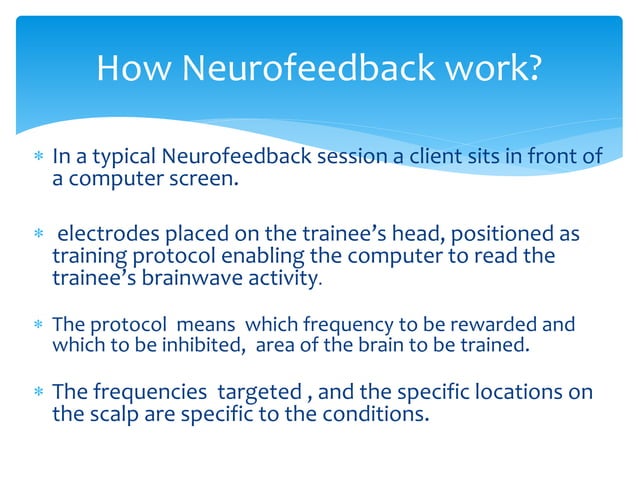 EEG signal processing and application to Neurofeedback : Operant ...