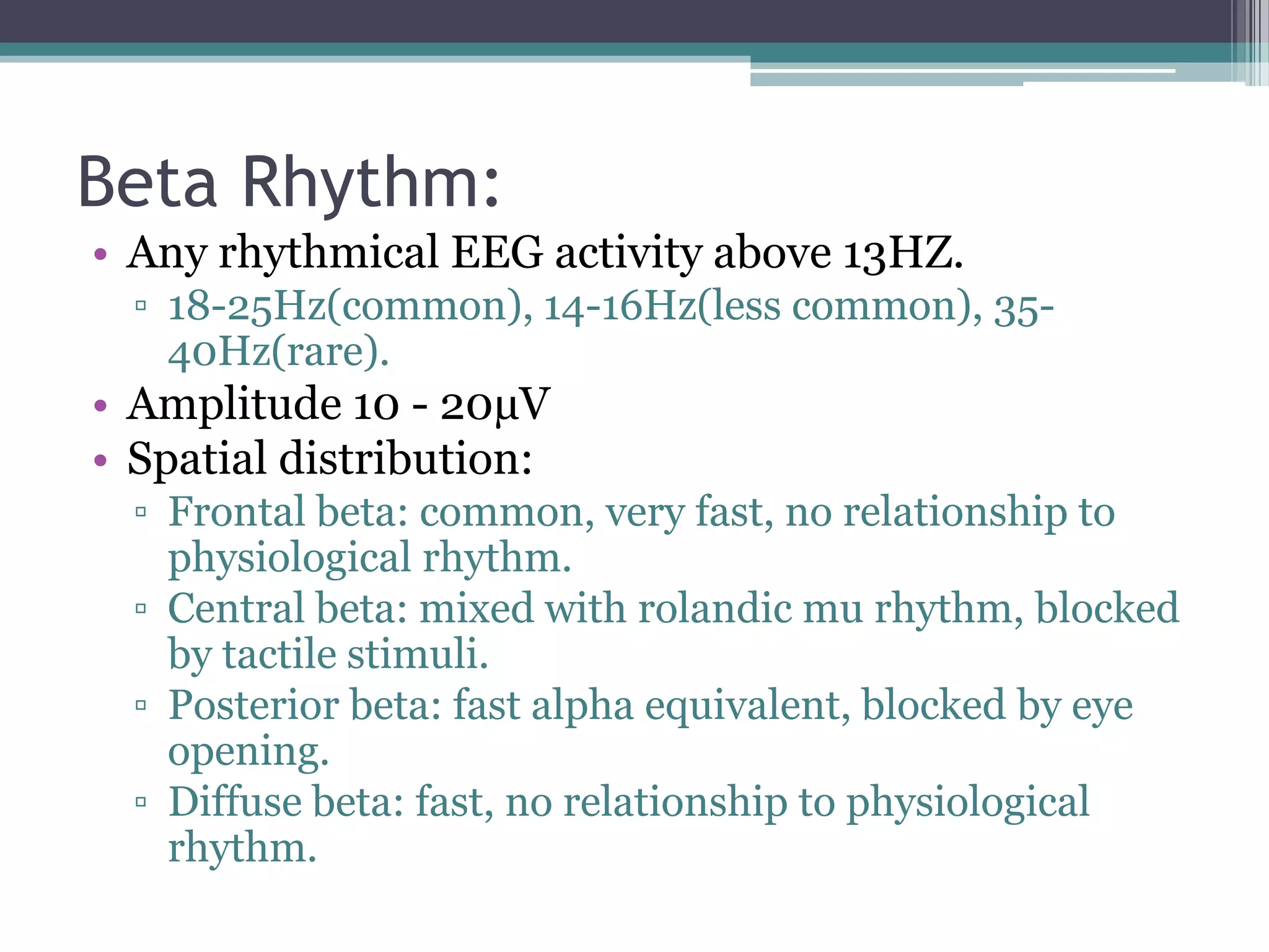 Eeg wave pattern | PPTX