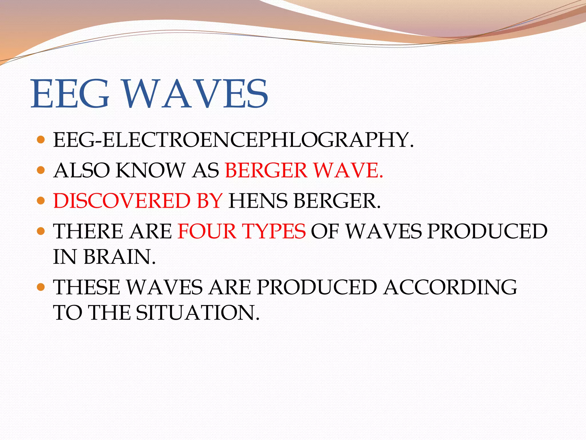 EEG WAVES | PPTX