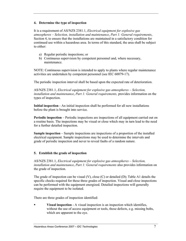 EEHA - Electrical Equipment in Hazardous areas
