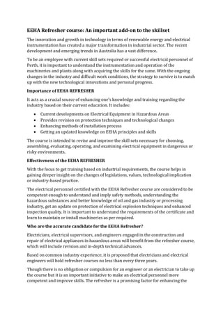 Eeha refresher course | PDF | Business and Finance