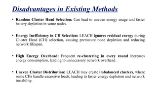 Energy efficient hybrid clustering technique | PPTX