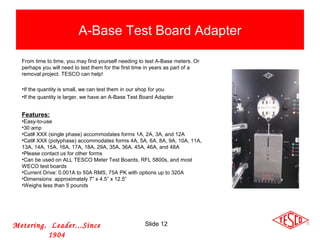 TESCO's Next Generation Test Equipment for the Next Generation of ...