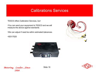 TESCO's Next Generation Test Equipment for the Next Generation of ...