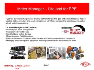 TESCO's Next Generation Test Equipment for the Next Generation of ...