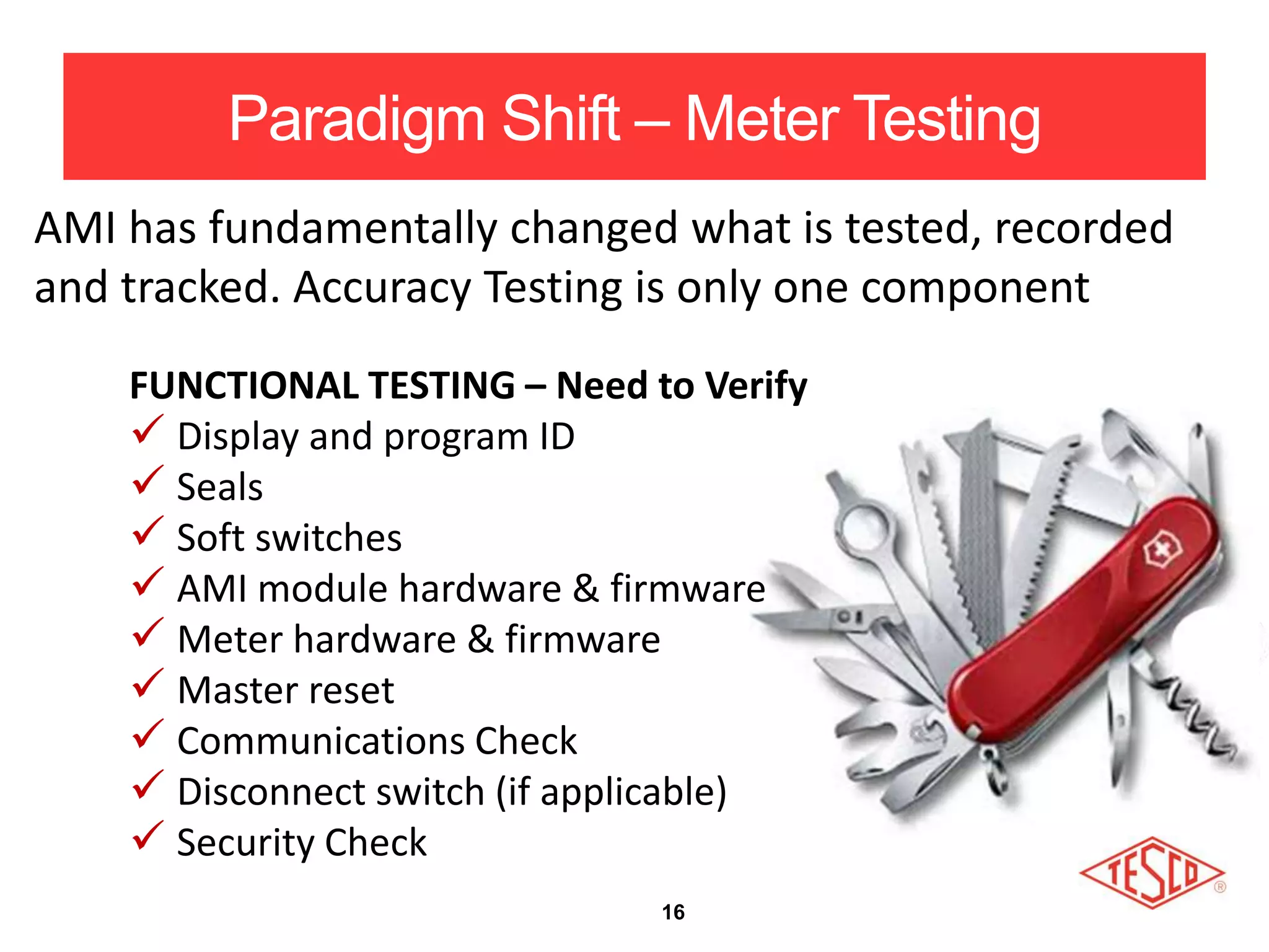 TESCO Meter Manager Overview | PPT