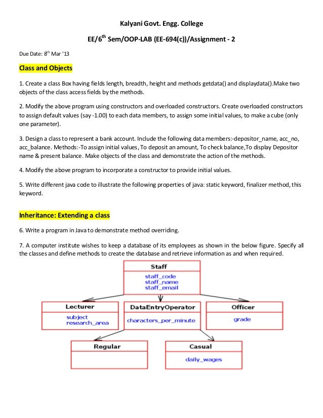 Ee Java Lab Assignment 2
