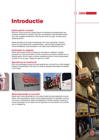 Eekels Brochure (Nederlands) | PDF