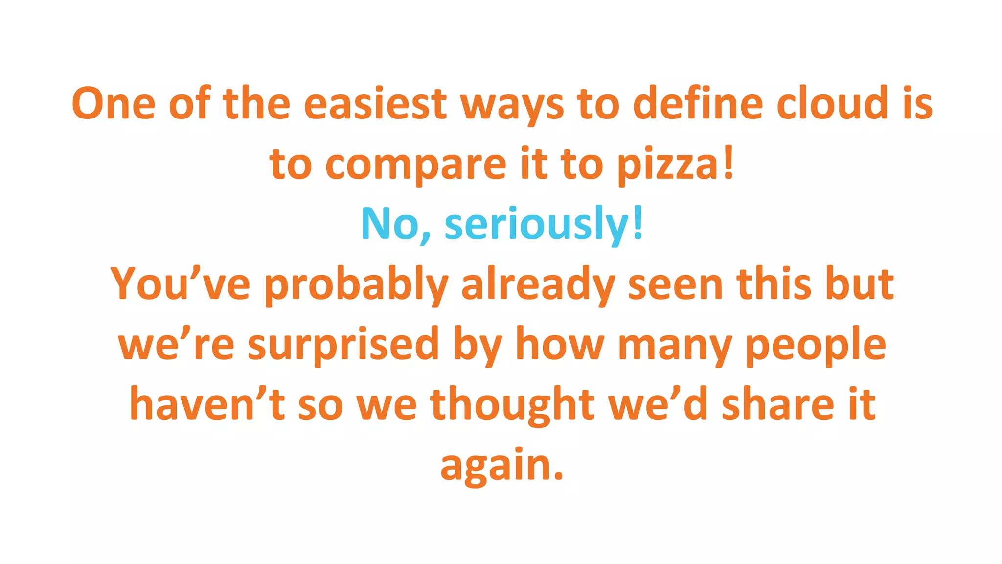 Pizza as a Service 2019 Update | PPT