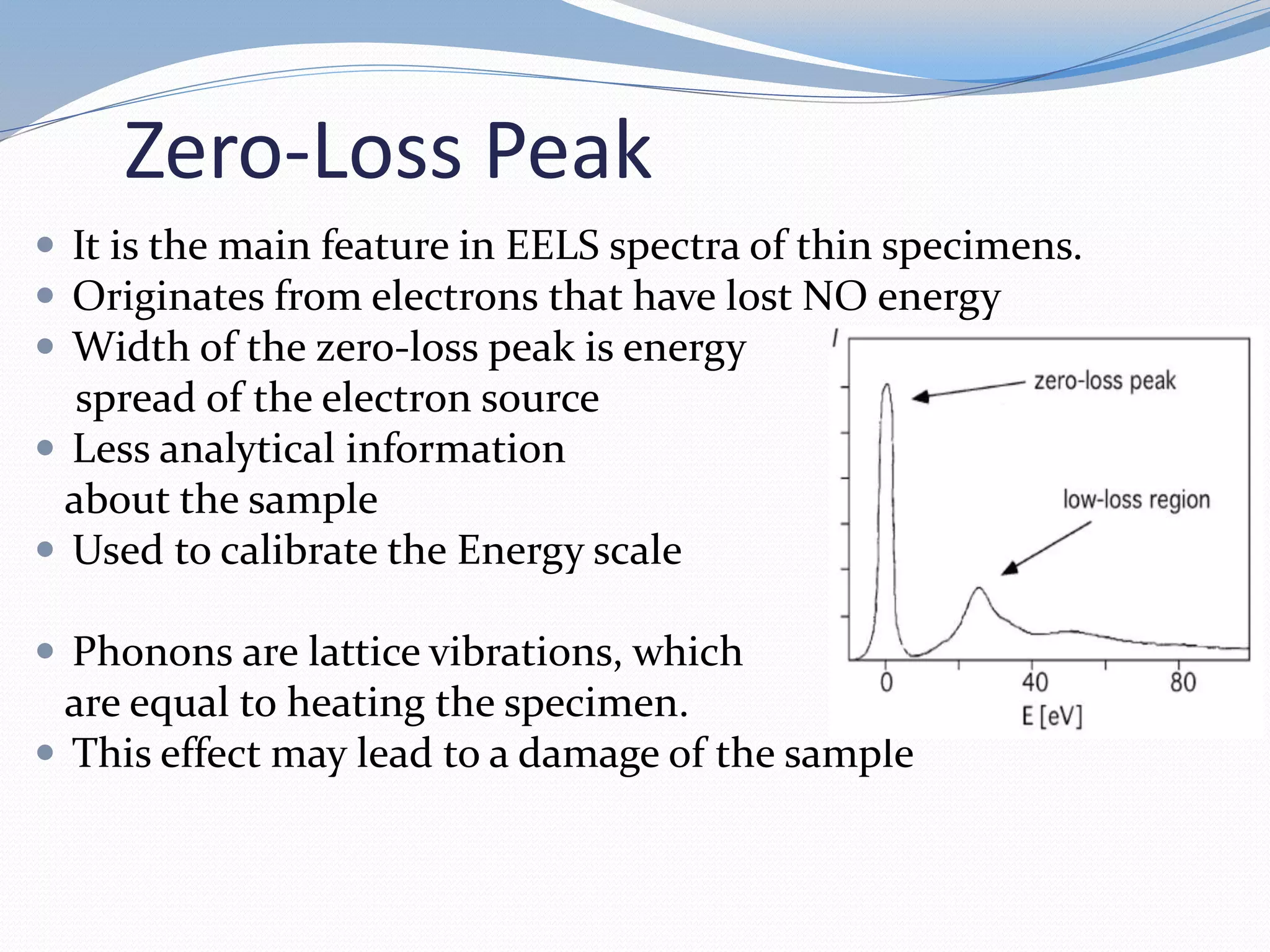 ELECTRON ENERGY LOSE SPECTROSCOPY (EELS) | PPTX